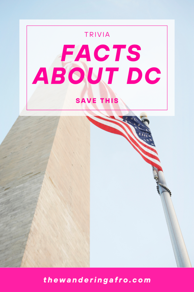 15+ Interesting Fun Facts about Washington DC - The Wandering Afro ...