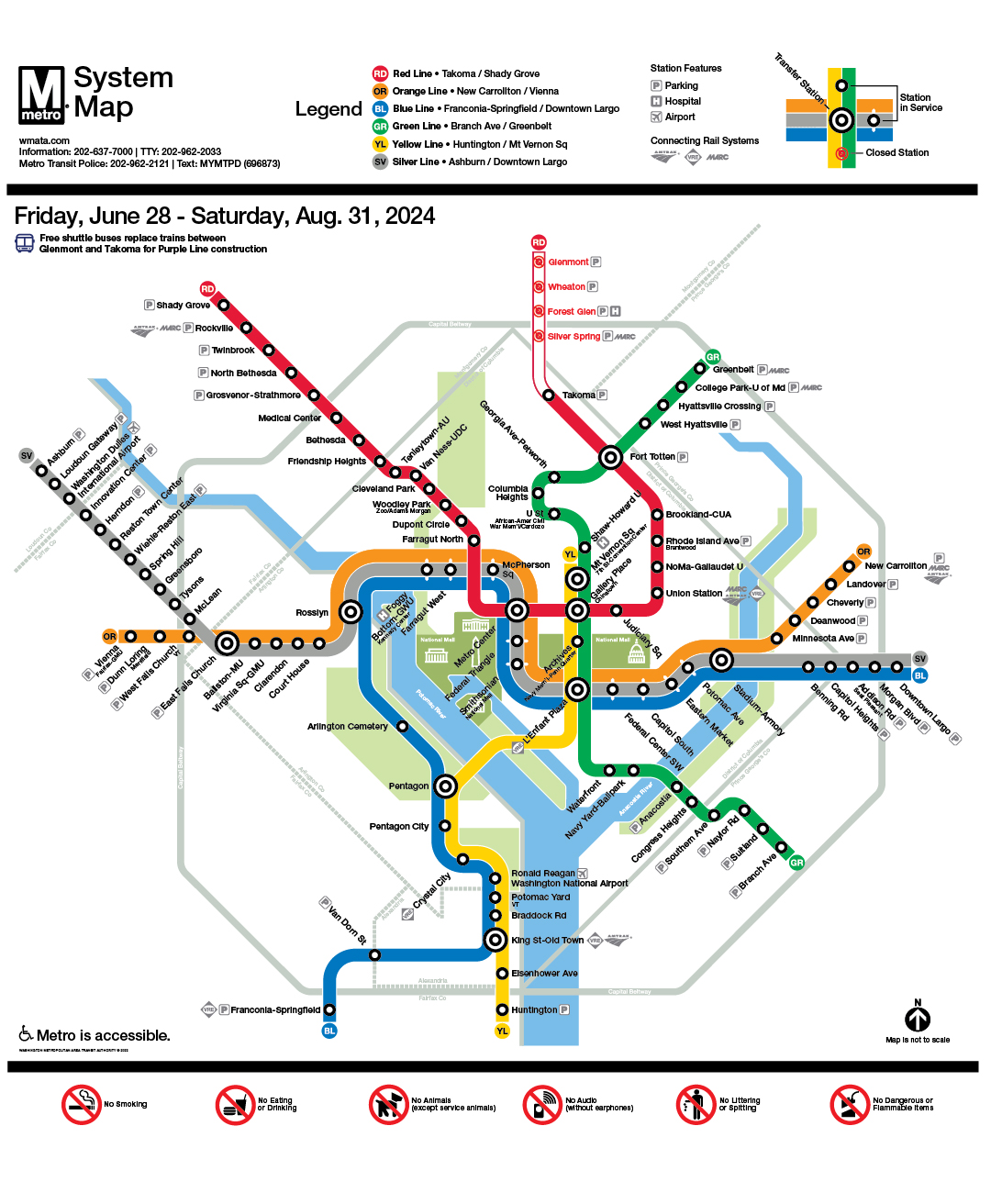 Everything You Need to Know about the DC Metro Map - The Wandering Afro ...